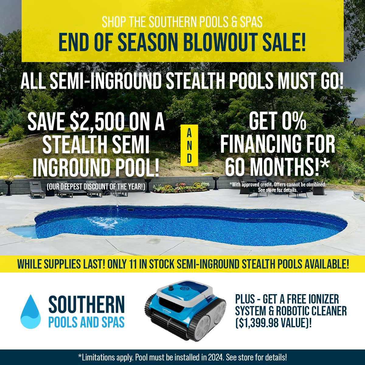 Promotions - Southern Pools and Spas